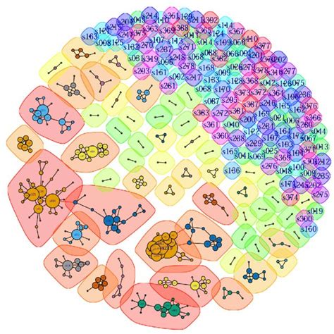 Network Visualization With Community Detection Algorithm This Figure