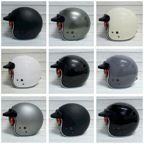 Jual Helm Retro Njs Nx 2 Helm Retro Intercom Helm Retro Premium Gunmate Doff L Kota