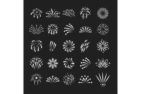 Fireworks Exploding In The Night Sky