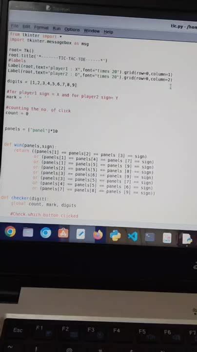 Python Learning Programming Tictactoe Chaitanya Lakshmi Gorakati