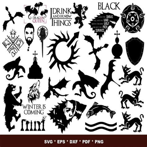 Game Of Throne SVG Bundle Unique Designs For True Fans