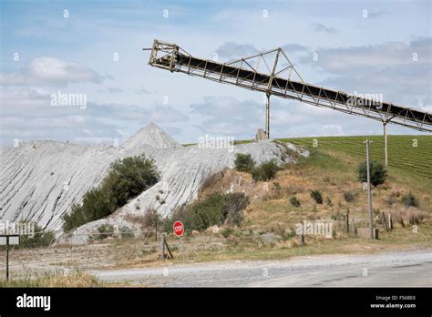 Cement Manufacturing Plant Set In Countryside Near Riebeeck West South