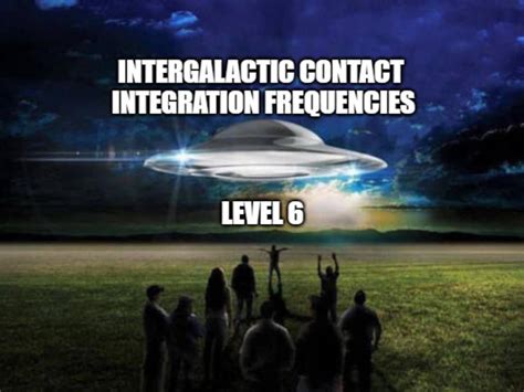 Intergalactic Contact Integration Frequencies Level 6 Etsy
