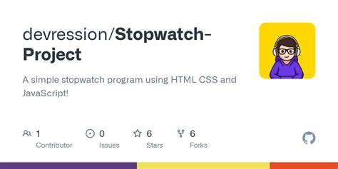 Stopwatch Project Readme Md At Main Devression Stopwatch Project Github