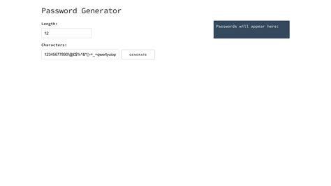 20 Jquery Password Generator Script