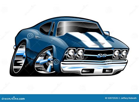 Muscle Car Cartoon
