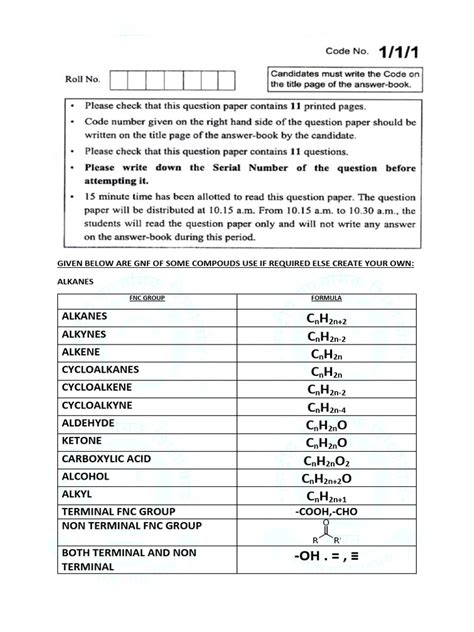 Carbon And Its Compound Cbse Questions Pdf