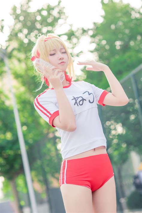 Fgo 尼禄体操服cosplay 次元岛