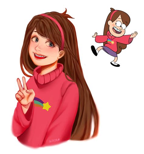 Mabel Pines Gf Арт Gf Art Gf Персонажи Gravity Falls