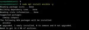 How To Install Ansible Automation Tool On Debian