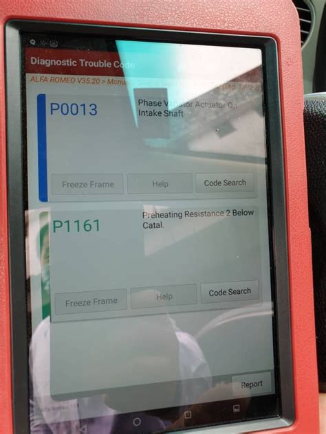 Fault Codes P1161 And P0013 Alfa Romeo Forum