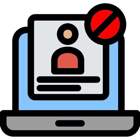 Unauthorized Generic Outline Color Icon