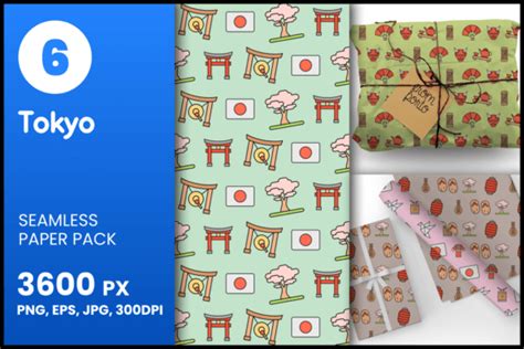 Tokyo Seamless Patterns Graphic By Fromporto · Creative Fabrica