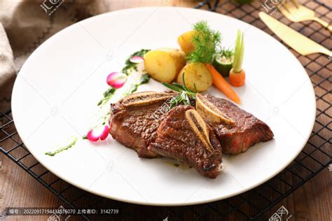 碳烤牛仔骨 中国菜系 食品餐饮 摄影 汇图网www huitu