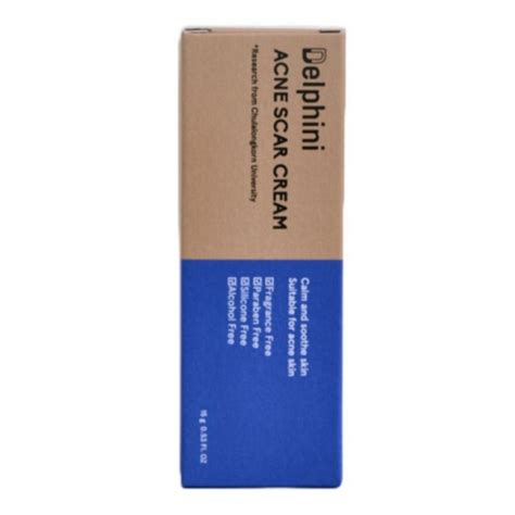 Delphini Acne Scar Cream 15g ครีมลดเลือนรอยแดงและรอยดำจากสิว Shopee