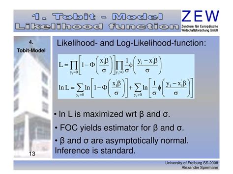 tobit model einordnung ppt download