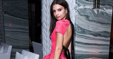 Emily Ratajkowski Pink Dress At Welcome Home Premiere 2018 Popsugar