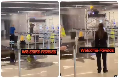 Aeroporto Di Fiumicino Si Rompe Una Tubatura Terminal 3 Invaso Da Un
