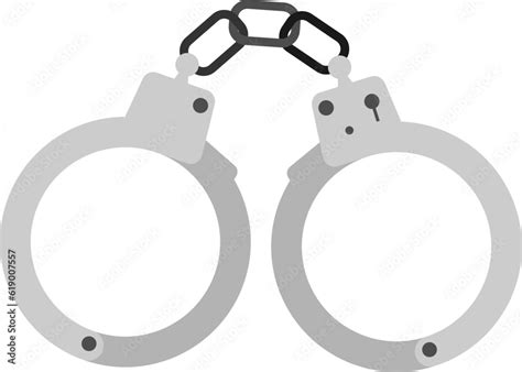수갑 일러스트 디자인 적당한 디자인에 사용하기 좋은 수갑이미지 베이직한 디자인 수갑으로 Svg 벡터 이미지로 활용이 좋은 경찰서 등 다양한 디자인 부분에 사용 가능