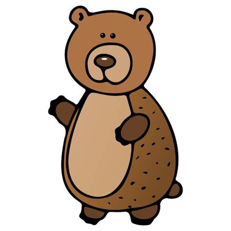 Ours En Peluche Vecteur Mignon Ours En Peluche Doodle Vecteur Premium