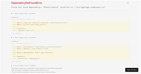 Doccodocco Angular Codesandbox