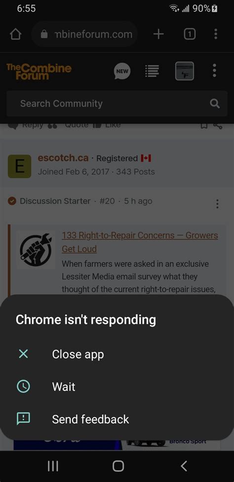 Android Phone Freezes On This Site The Combine Forum