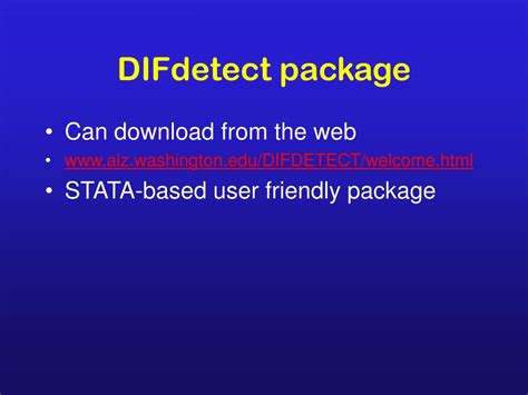 Ppt Dif Detection Using Ordinal Logistic Regression Powerpoint