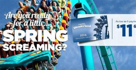 Canadas Wonderland 2014 Season Passes Canadian Freebies Coupons