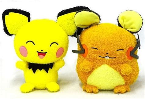 駿河屋 全2種セット ポケぎゅっと でっかいぬいぐるみ～ピチュー・デデンネ～ 「ポケットモンスター」（ぬいぐるみ）