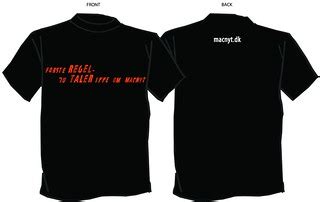 Macnyt T Shirt Første Regel Det Er Som Bekendt OgsÅ Ande Flickr