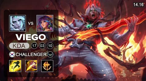 Viego Vs Lillia Jungle Euw Challenger Patch 1416 Season 14 Youtube