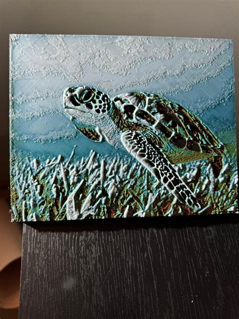 Hueforge Sea Turtle 200x160 3mf 3d Model By Bugdoc On Thangs