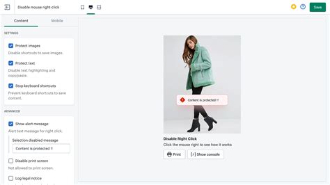 Rt Disable Right Click Protect The Content By Preventing Cut Copy