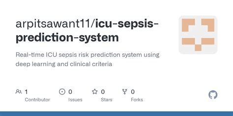 Github Arpitsawant11icu Sepsis Prediction System Real Time Icu Sepsis Risk Prediction System