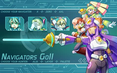 Zero X Alia Layer Axl And 1 More Rockman And 3 More Drawn By