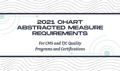 A Comprehensive List Of 2021 Chart Abstracted Measure Requirements