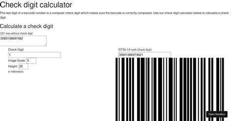 Gs1 Examples Codesandbox