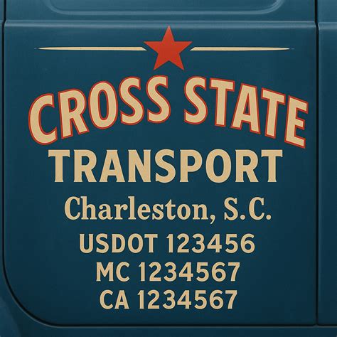 Custom Truck Door Decal Sticker Signs Trucking Or Business Name With