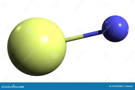 3d Image Of Lithium Fluoride Skeletal Formula Stock Illustration Illustration Of Inorganic