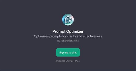 Prompt Optimizer Ai Tool For Prompt Optimization