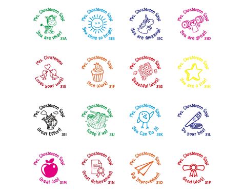 Very Neat Smiley Sun Teacher Stamp Simply Stamps