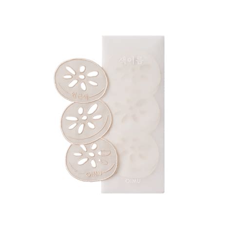 오이뮤 색이름 모양책갈피 연근색 위시버킷