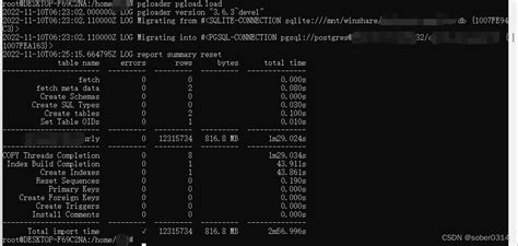 Pgloader通过windows Ubuntu互联——实现sqlite数据导入postgresqlwindows Pgloader Csdn博客