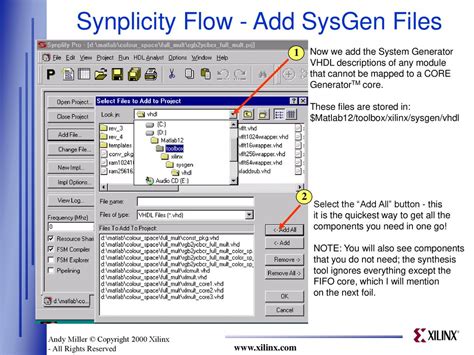 A Step By Step Description Of The Synplicity Flow Ppt Download