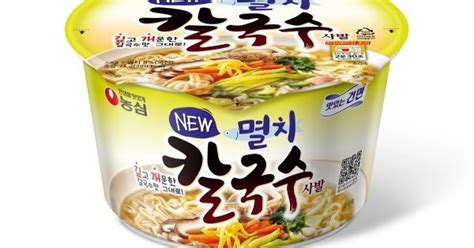 농심 멸치칼국수사발 출시