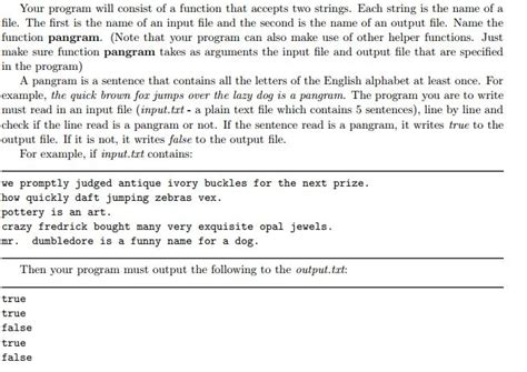 Your Program Consist Of A Function That Accepts Two