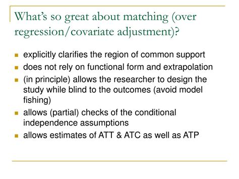 PPT Propensity Score Matching For Causal Inference Possibilities Limitations And An Example