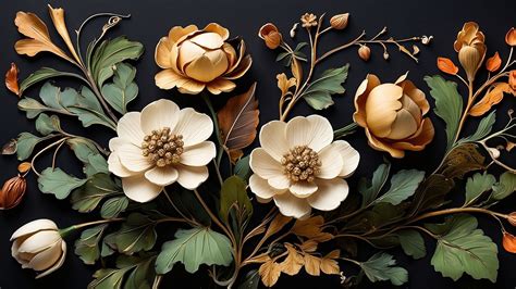 Download Flower Decoration Background Royalty Free Stock