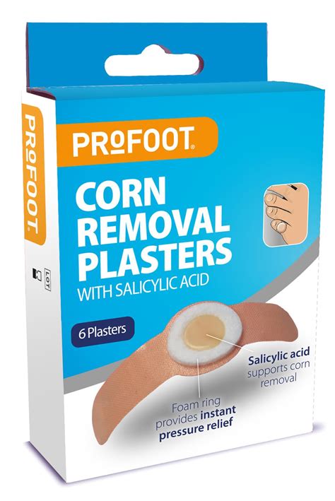Profoot Corn Removal Plaster 6 Count Fast And Effective Treatment For