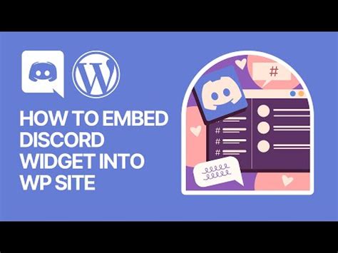 Wp Design How To Embed Discord Widget Into Wordpress Website